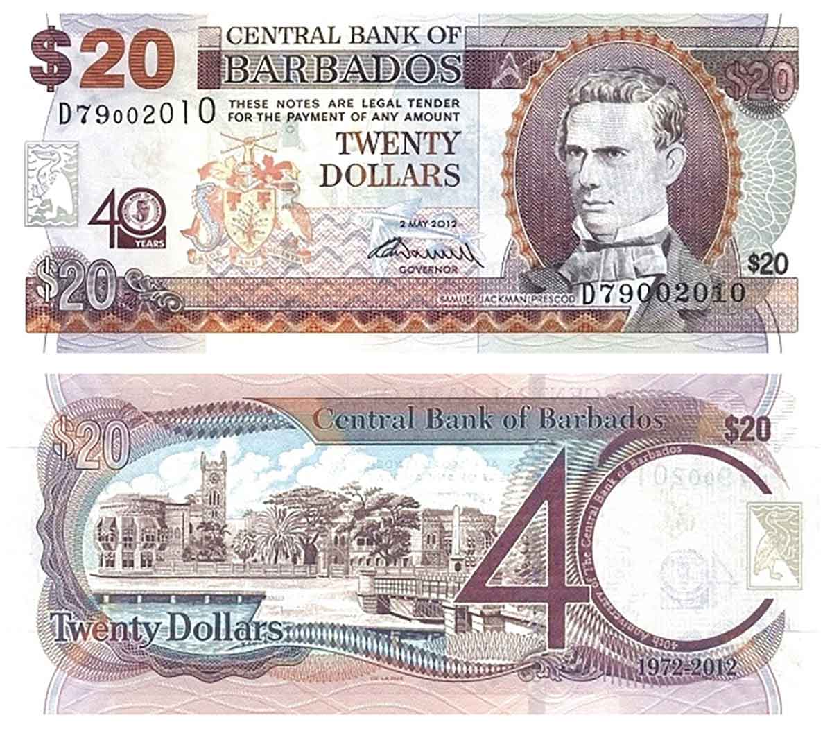 The Banknotes of North America: Barbados