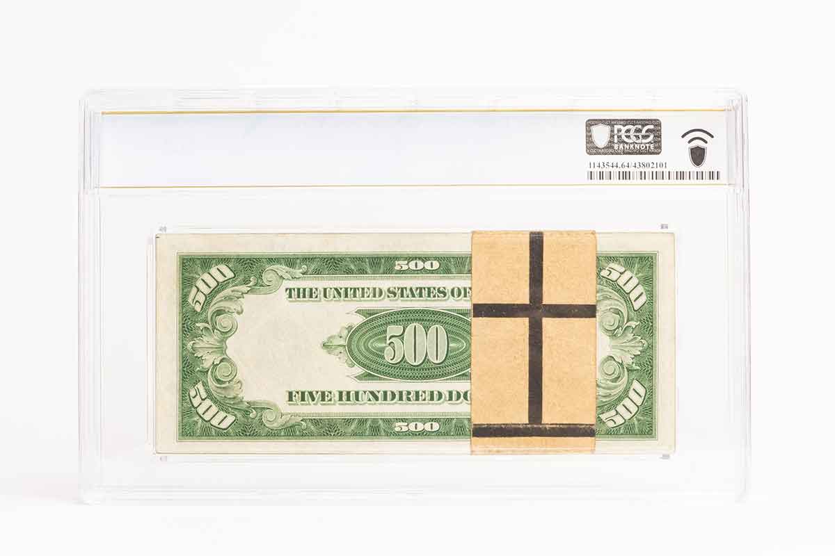 Astounding 100-Note Pack of Series 1934A $500 Notes is First Banknote ...