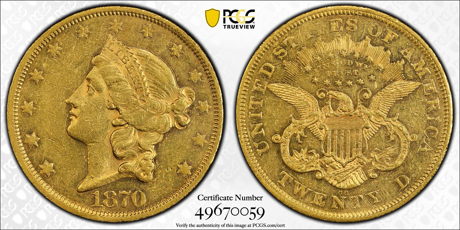 Finest-Known 1870-CC $20 Realizes Nearly $1.5 Million in Stack’s Bowers Galleries’ November ...