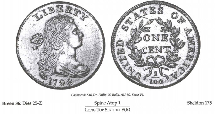 Walter Breen's Encyclopedia of Early United States Cents, 1798 (Page 40)