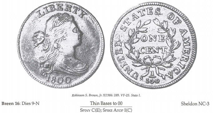 Walter Breen's Encyclopedia of Early United States Cents, 1800 (Page 19)