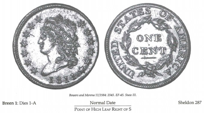 Walter Breen's Encyclopedia of Early United States Cents, 1811 (Page 2)