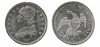 The Early Quarter Dollars of the United States, Quarter Dollars Of 1831 ...