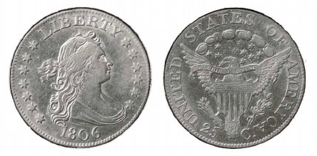 The Early Quarter Dollars of the United States, Quarter Dollars Of 1806 ...
