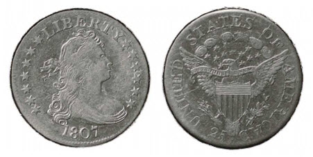 The Early Quarter Dollars of the United States, Quarter Dollars Of 1807 ...