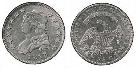 The Early Quarter Dollars of the United States, Quarter Dollars Of 1818 ...