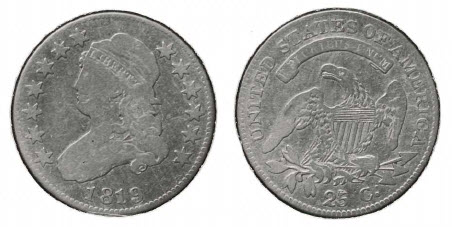 The Early Quarter Dollars of the United States, Quarter Dollars Of 1819 ...