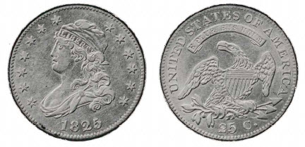 The Early Quarter Dollars of the United States, Quarter Dollars Of 1825 ...